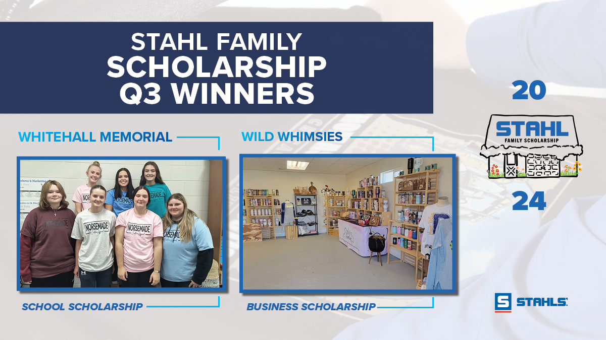 STAHLS’ Announces Q3 2024 Stahl Family Dream Shop Scholarship Winners ...